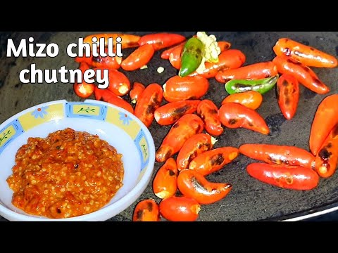 Mizo style chilli chutney | Hmarcha bawl 😋 - YouTube