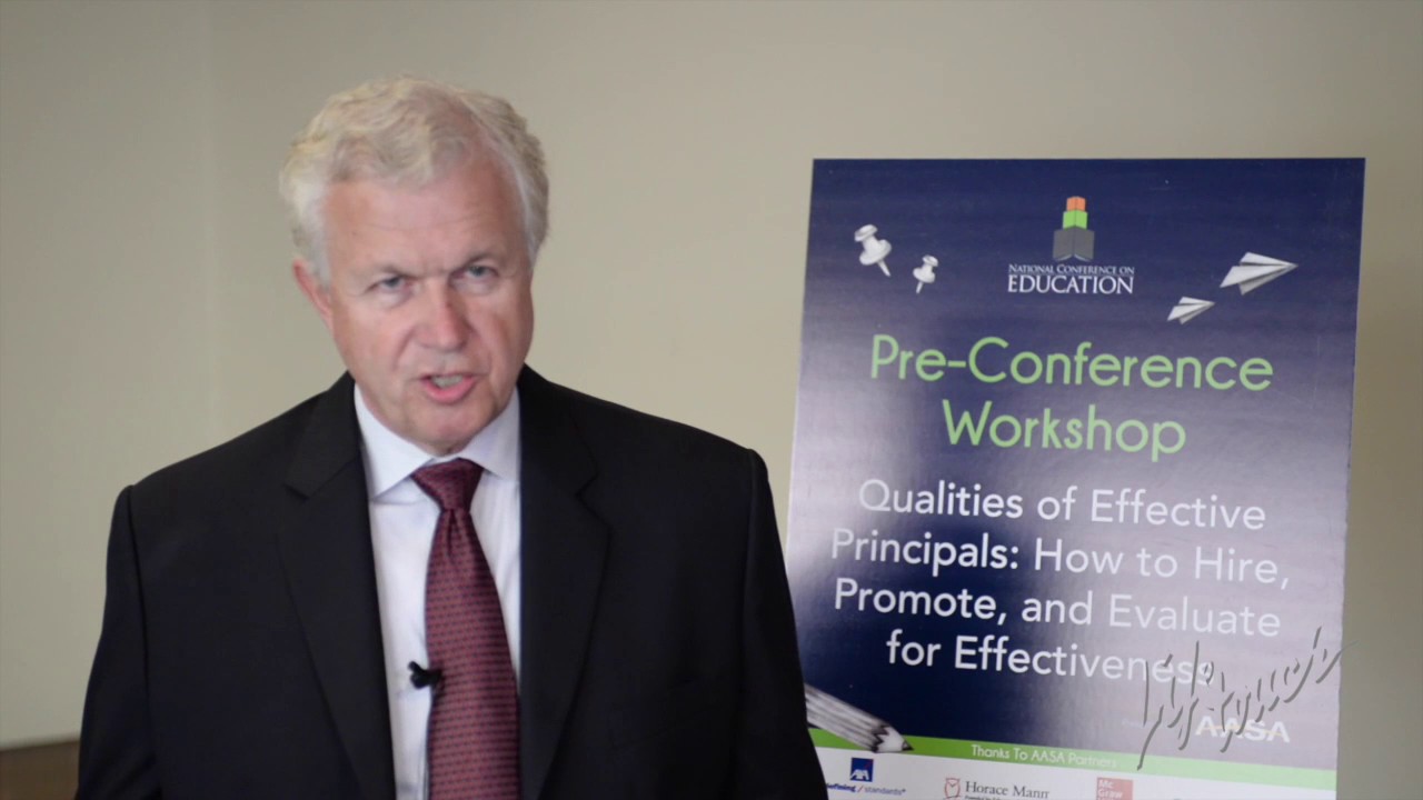 James Stronge: Qualities of Effective Principals - YouTube