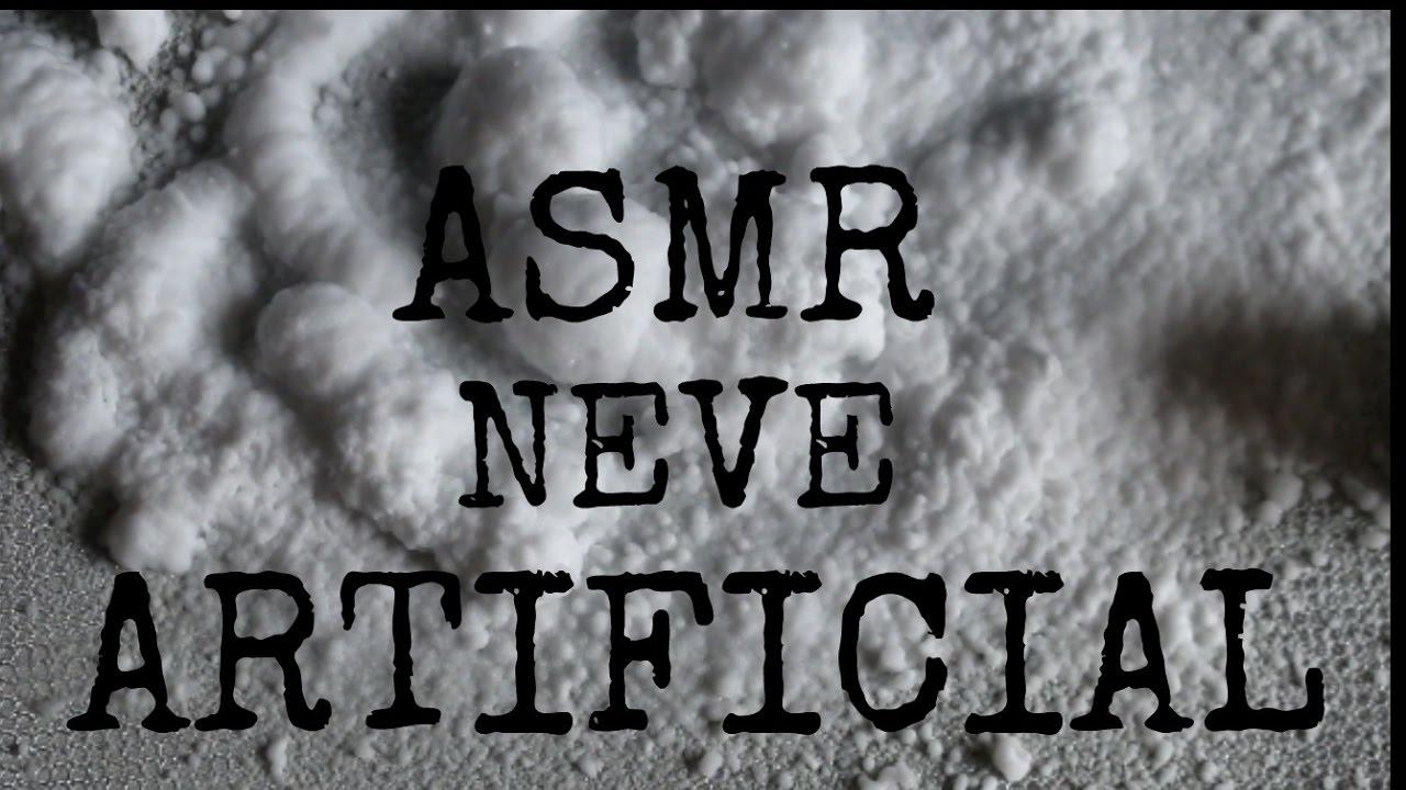 ASMR PORTUGUES: NEVE ARTIFICIAL (MOVEMENT HAND, Whispers, TAPPING ...