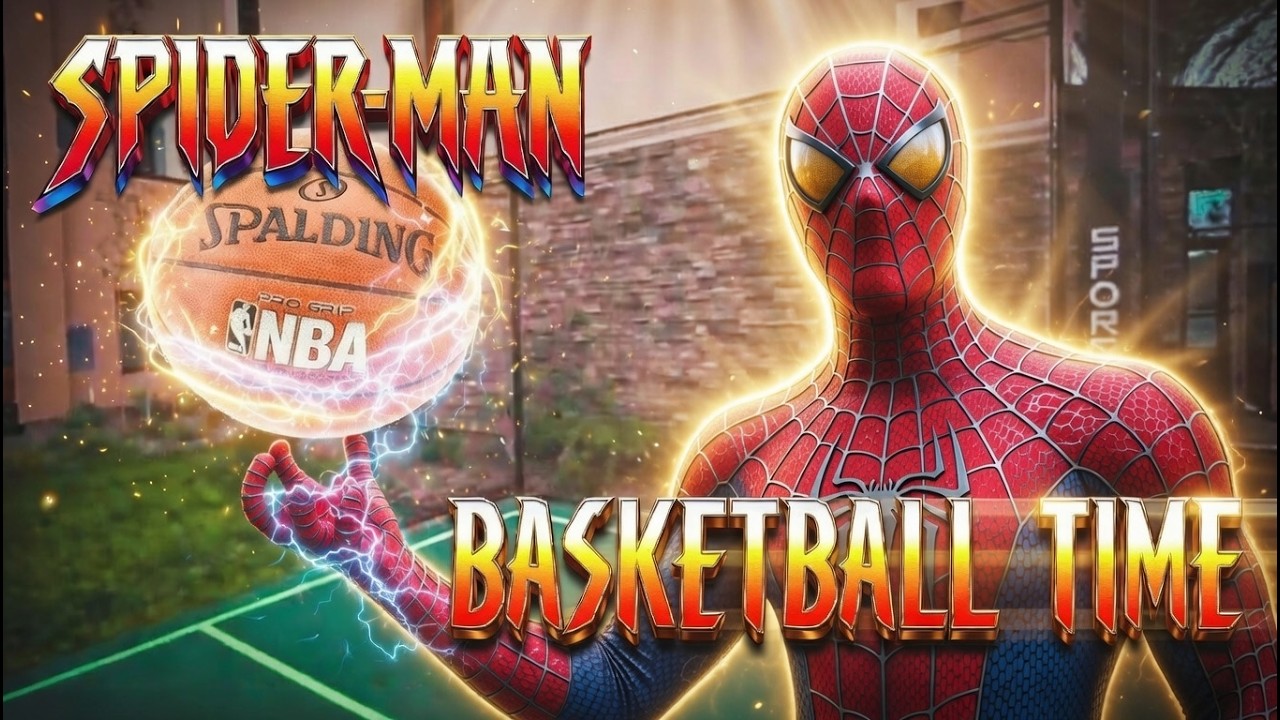 SPIDERMAN BASKETBALL in Real Life | Spidey vs Challenger - YouTube