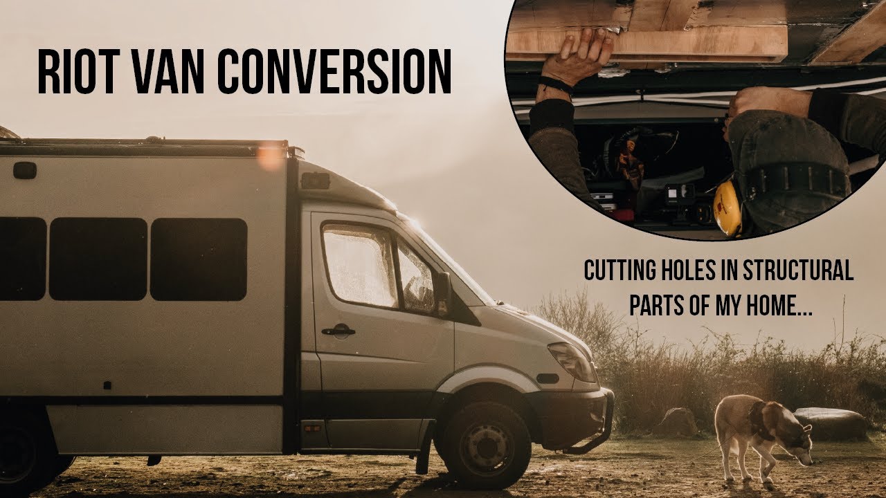Riot Van Conversion: Building, Cables, Ply Frame, and Cutting Holes in ...