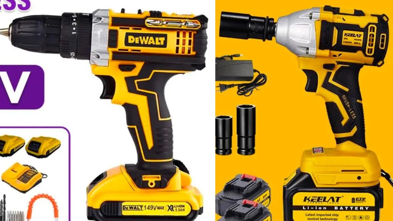 Cordless Drill Impact Drill Barena - YouTube