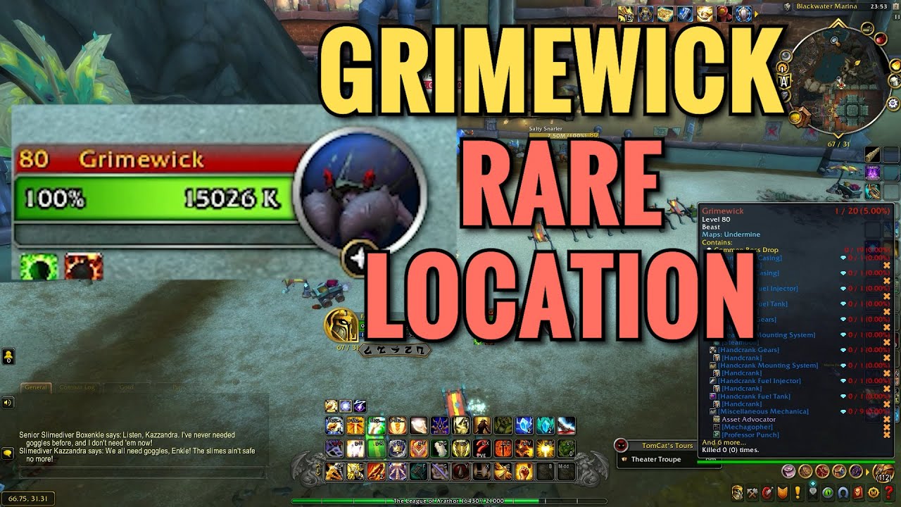 Grimewick Rare Location (Adventurer of Undermine) (WoW TWW) - YouTube