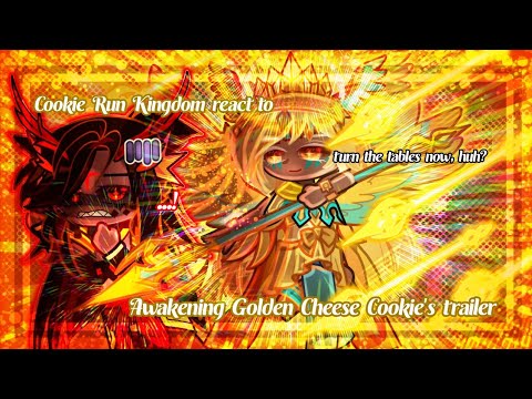 Cookie Run Kingdom react to Awakening Golden Cheese Cookie's trailer ...