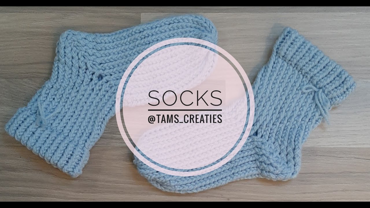 LOOM KNIT SOCKS TUTORIAL | Easy | Beginner friendly - YouTube