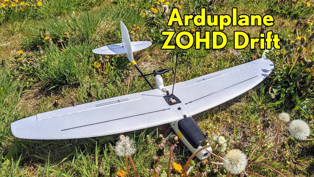 ZOHD Drift // Arduplane // Bit windy... - YouTube