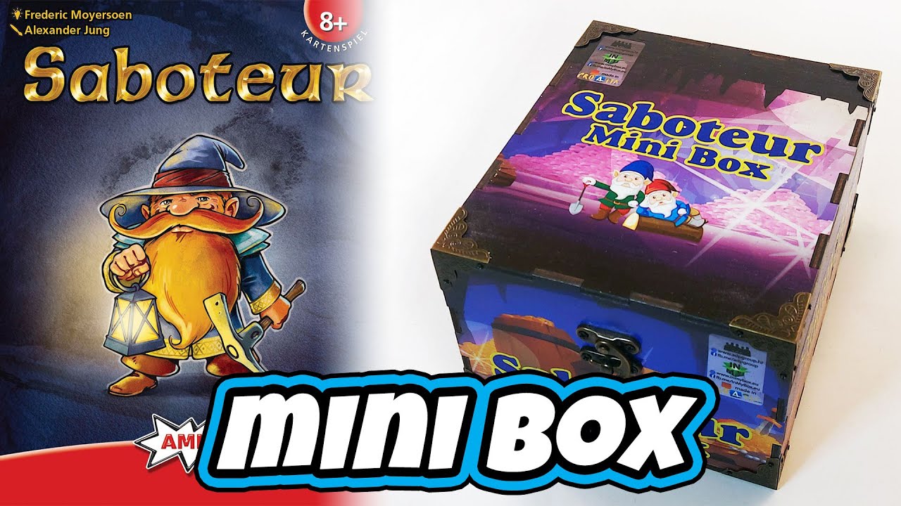 SABOTEUR | In My Box Mini Box Review - YouTube
