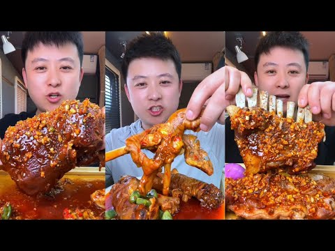 Giant Beef Hoof & Juicy Beef Mukbang with Lamb Chops | Ultimate Spicy ...
