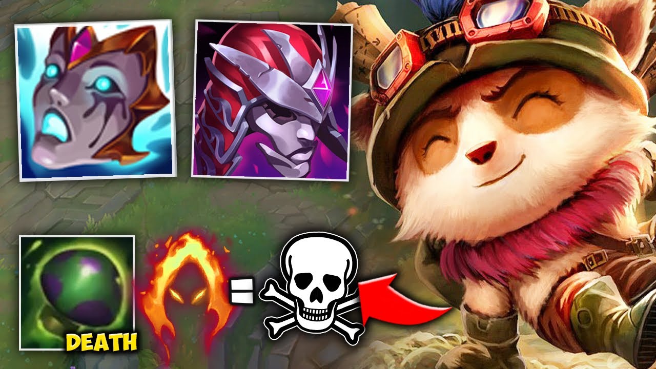 I played Teemo and covered the map with Deadly Shrooms - YouTube