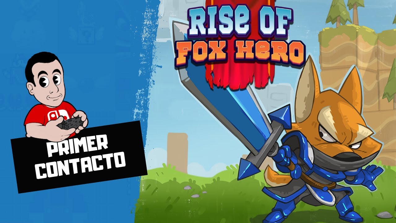 Dando amor con un Zorrito y su espada en Rise of Fox Hero para Nintendo ...