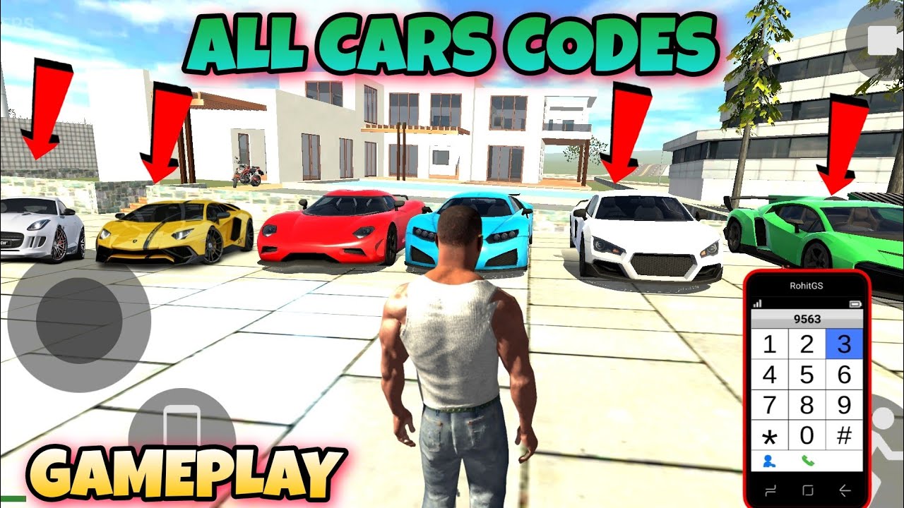 ALL CARS CHEAT CODES - Indian Bike Driving 3d ( New Update ) - YouTube
