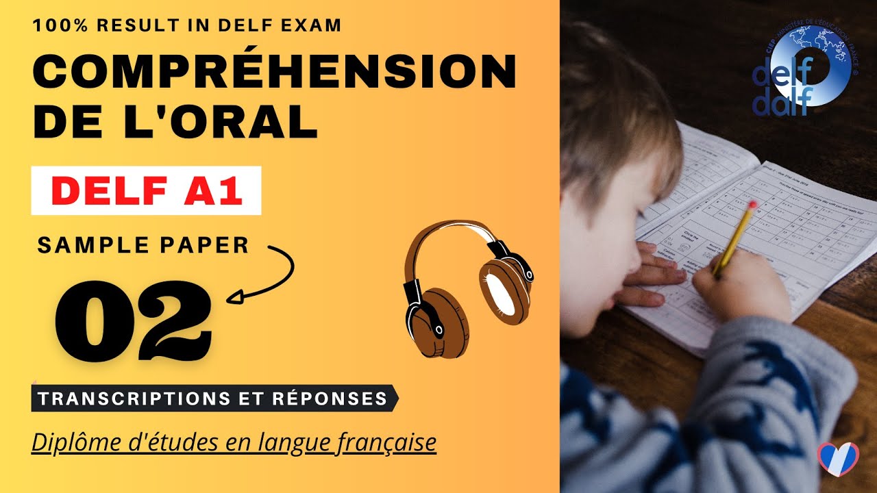 DELF A1 - Compréhension de l'oral [No. 02] | Listening Practice Test ...