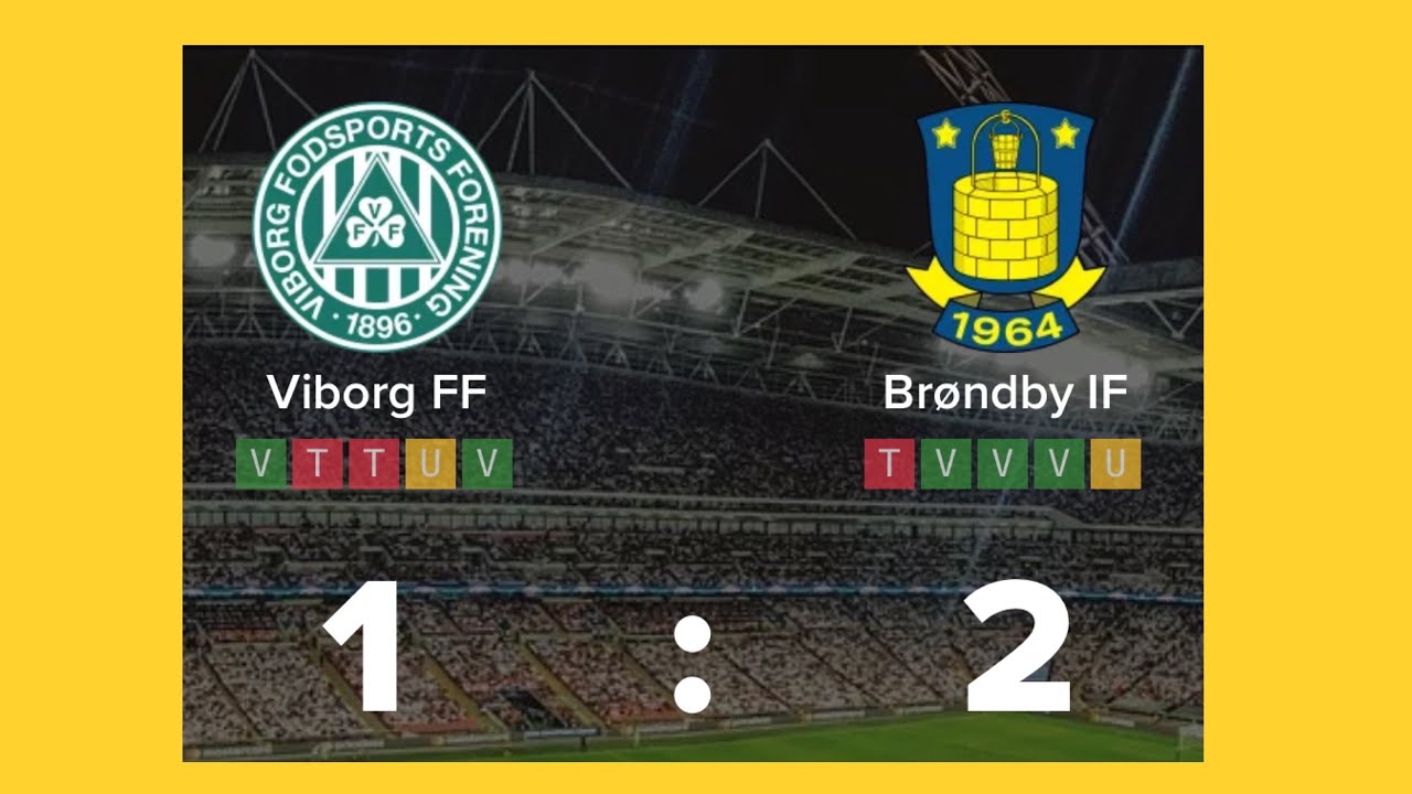 Viborg FF vs Brøndby IF 1-2 - YouTube