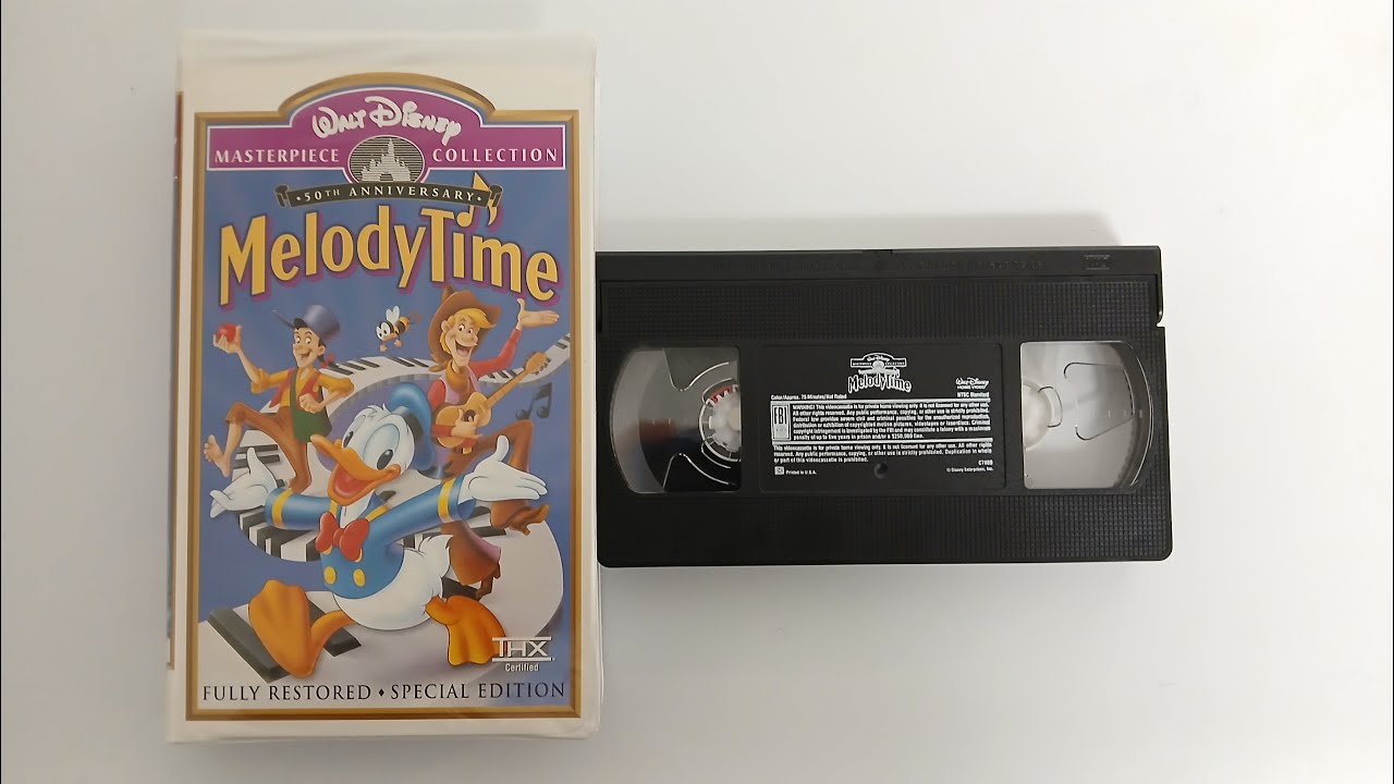 Opening to Melody Time 1998 VHS 60fps - YouTube