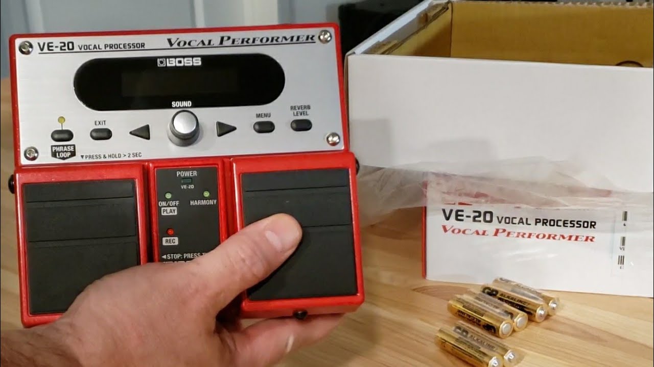 BOSS VE 20 VOCAL LOOP LAYERING DEMO..... - YouTube