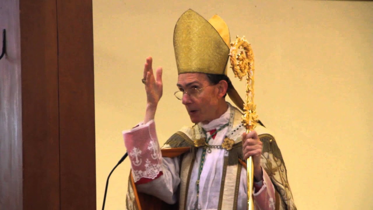 Bishop Tissier de Malleraise's April Sermon pt II - YouTube