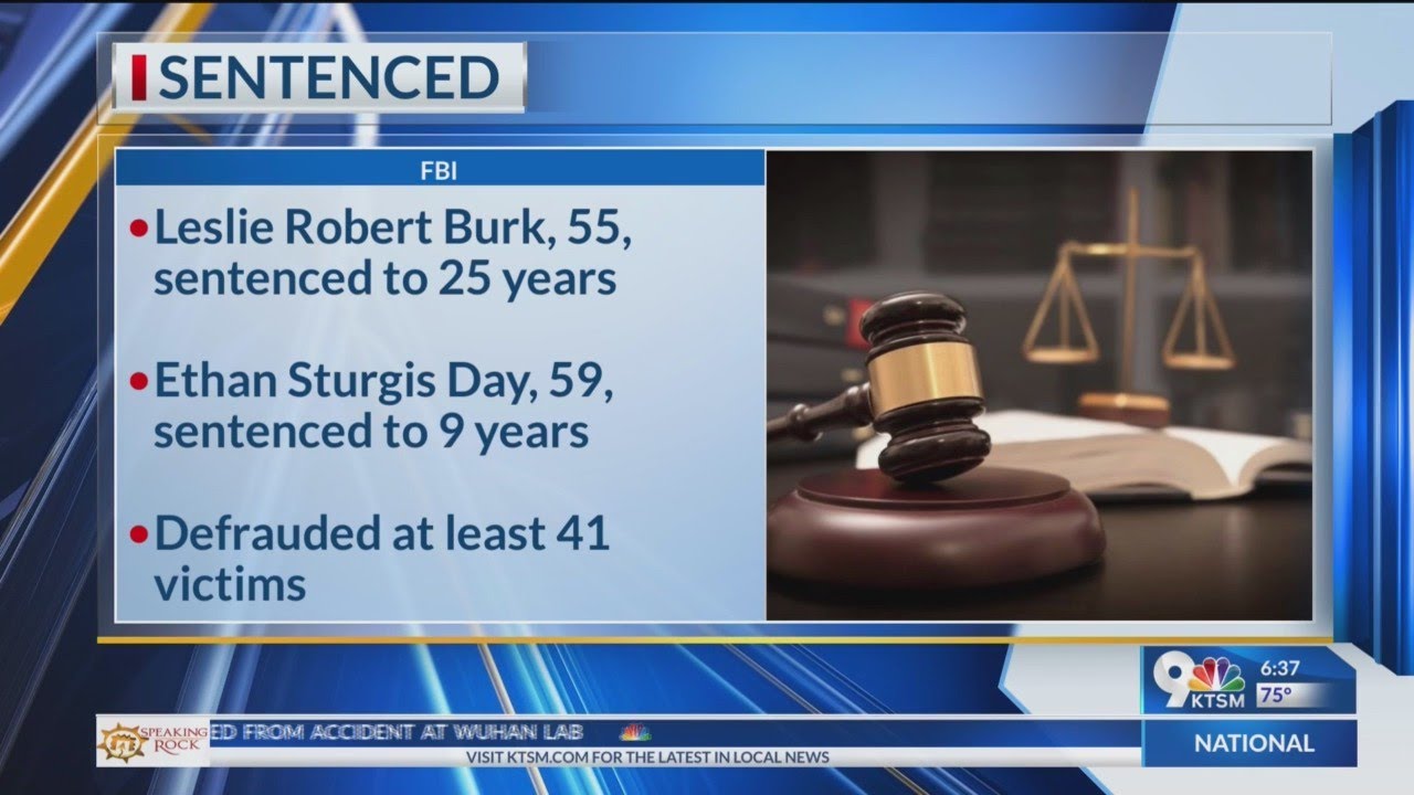 2 men sentenced for wire fraud, money laundering - YouTube