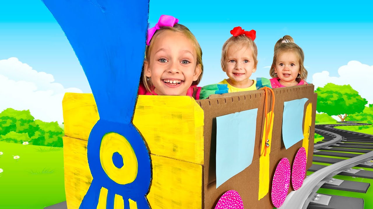 Train Song | Maya and Mary Nursery Rhymes & Kids Songs - YouTube