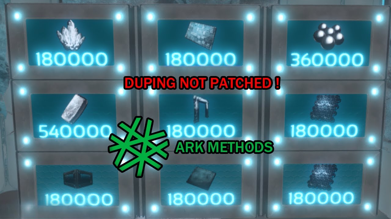 ARK METHODS | BEST ARK ASCENDED/ASA DUPE | 2024 - YouTube