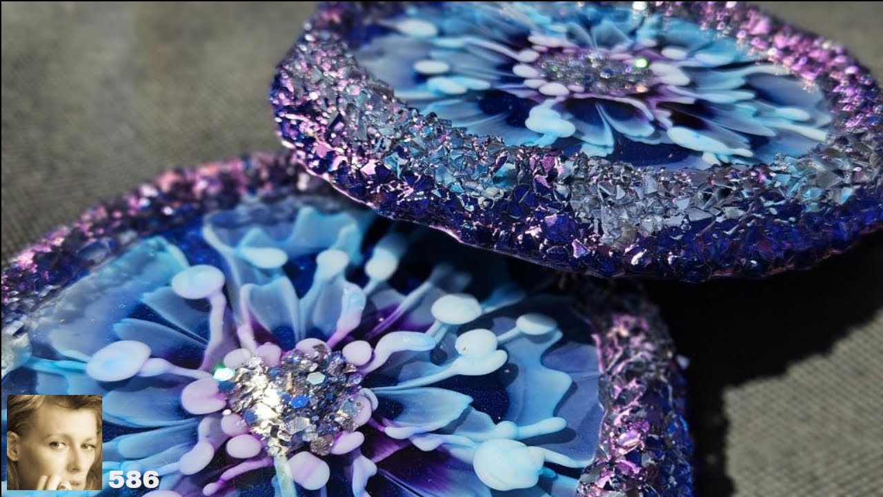 Resin Flower Coaster Tutorial - YouTube