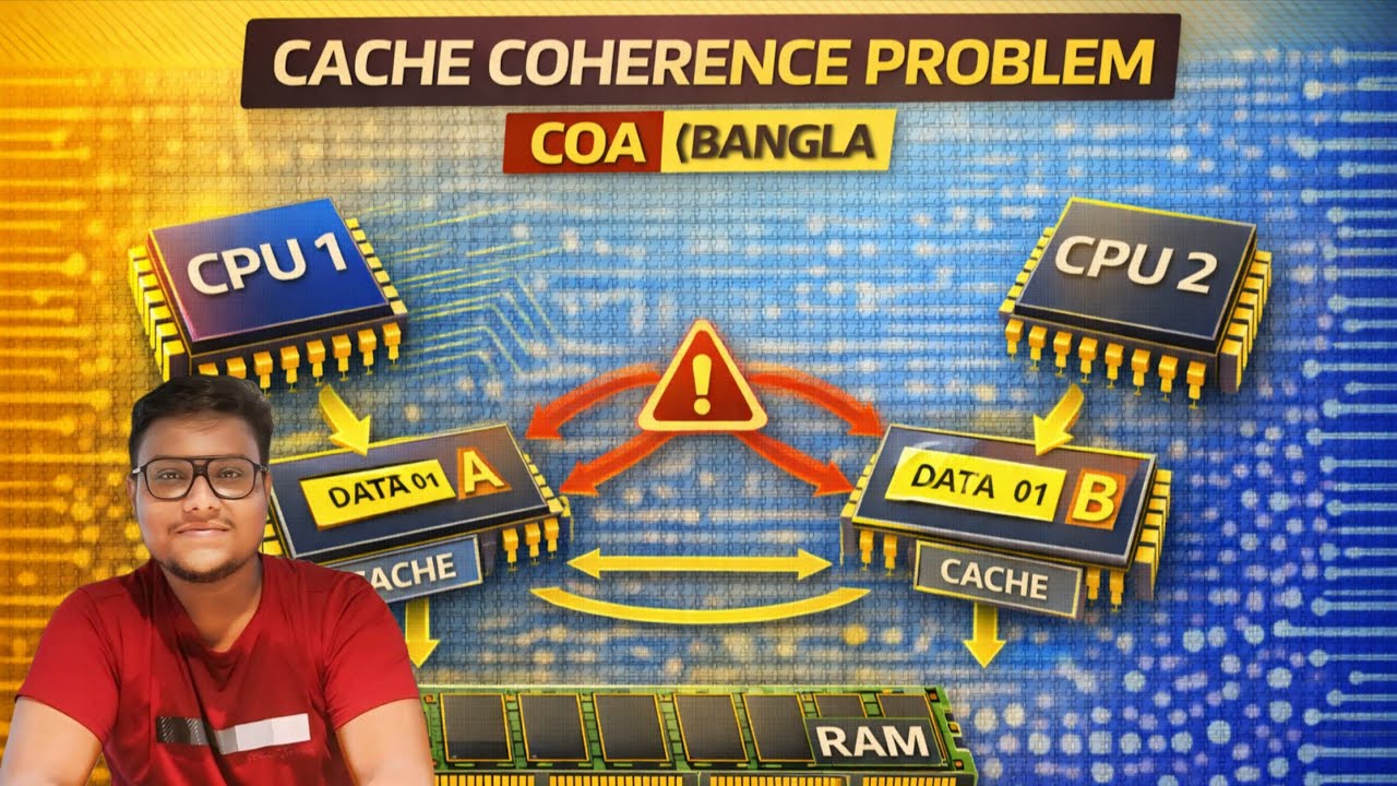 CACHE COHERENCE PROBLEM || COA (BANGLA) - YouTube