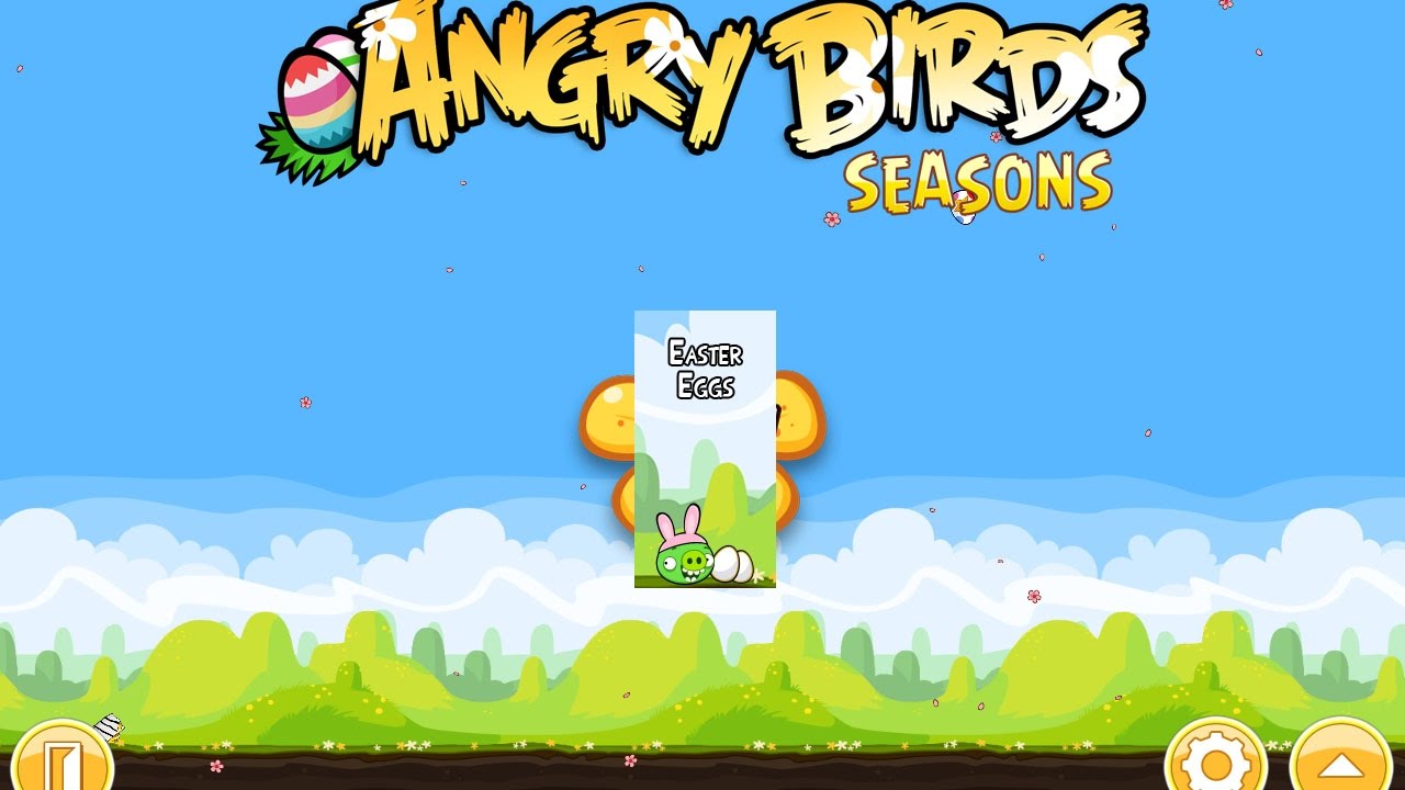 Angry Birds: Seasons. Easter Eggs (bonus 4) Прохождение от SAFa - YouTube