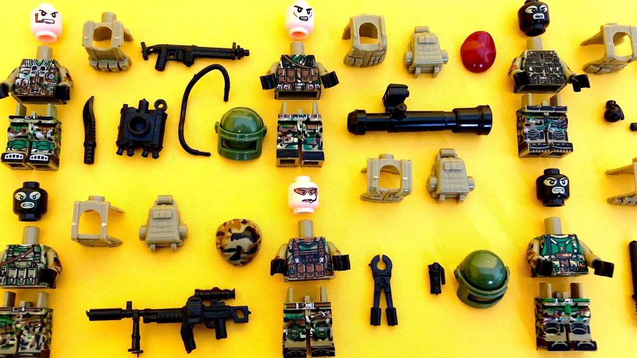 LEGO U.S Army Military Minifigures | Delta Force | Navy Seal Army ...