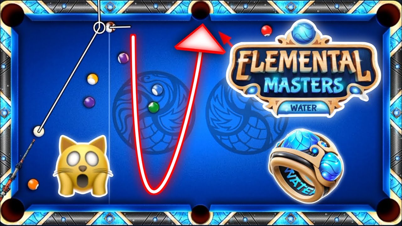 8 Ball Pool - New Elemental Masters WATER TABLE & RING 20 Wins ...