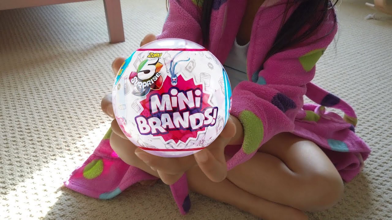Finally Got My Hands On a 5 Surprise Mini Brands Ball ! - YouTube