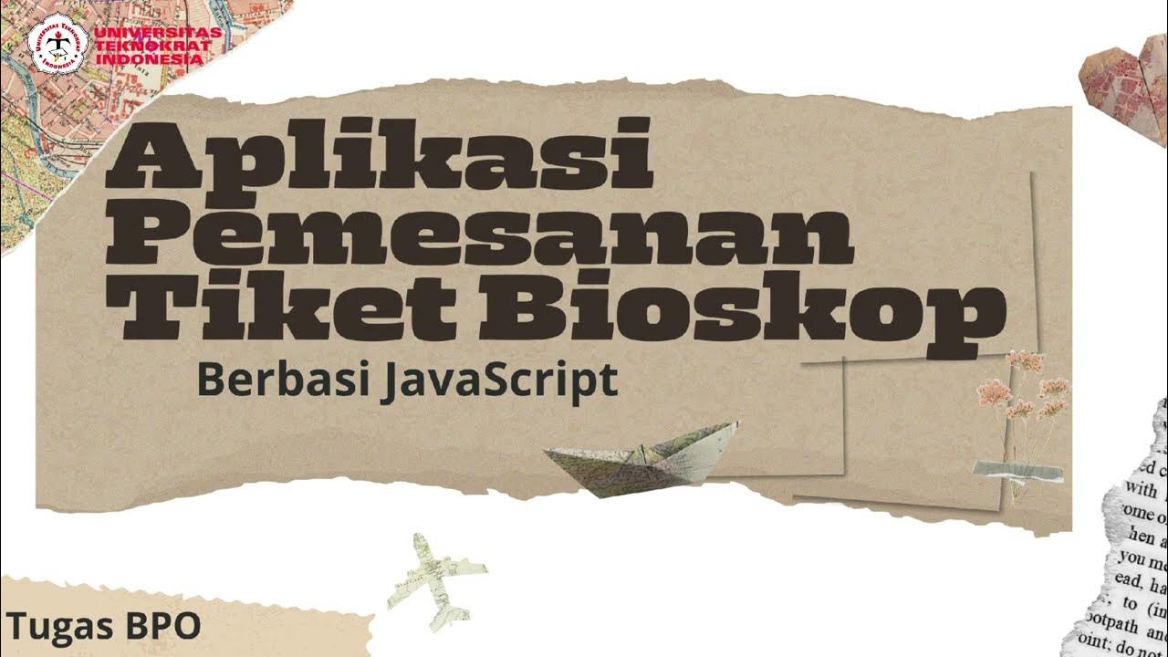 Progres Final Project Membuat Aplikasi Pemesanan Tiket Bioskop Berbasis ...