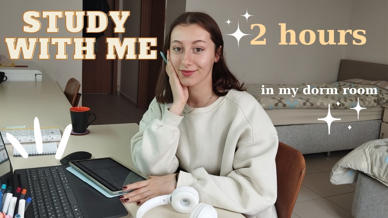 Study with me for 2 hours | noiseless study video | #studywithme #study ...