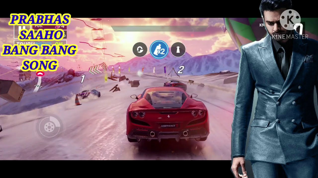 PRABHAS SAAHO BANG BANG SONG WITH ASPHALT 9 FERRARI CAR ,3D PHOTO ...