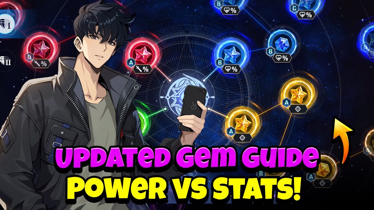 BEST Gem in slot for POWER vs Meta for Stats! [Solo Leveling: Arise ...