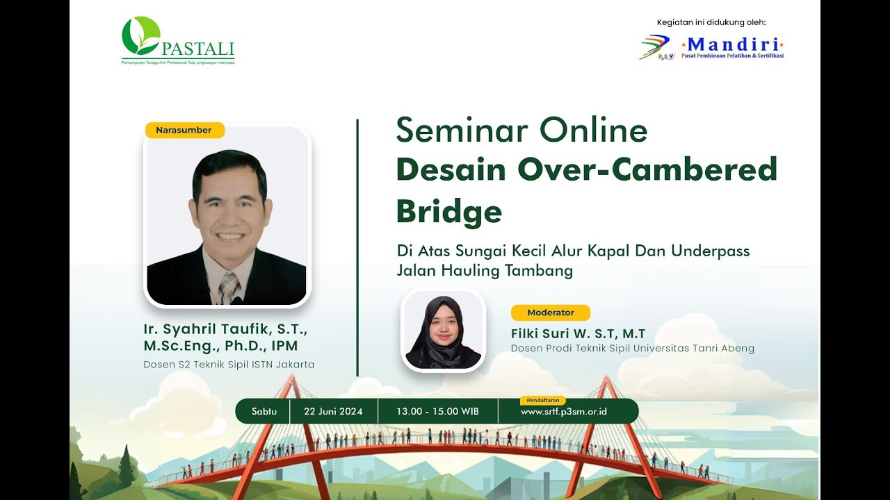 Desain Over-Cambered Bridge (Di Atas Sungai Kecil Alur Kapal Dan ...