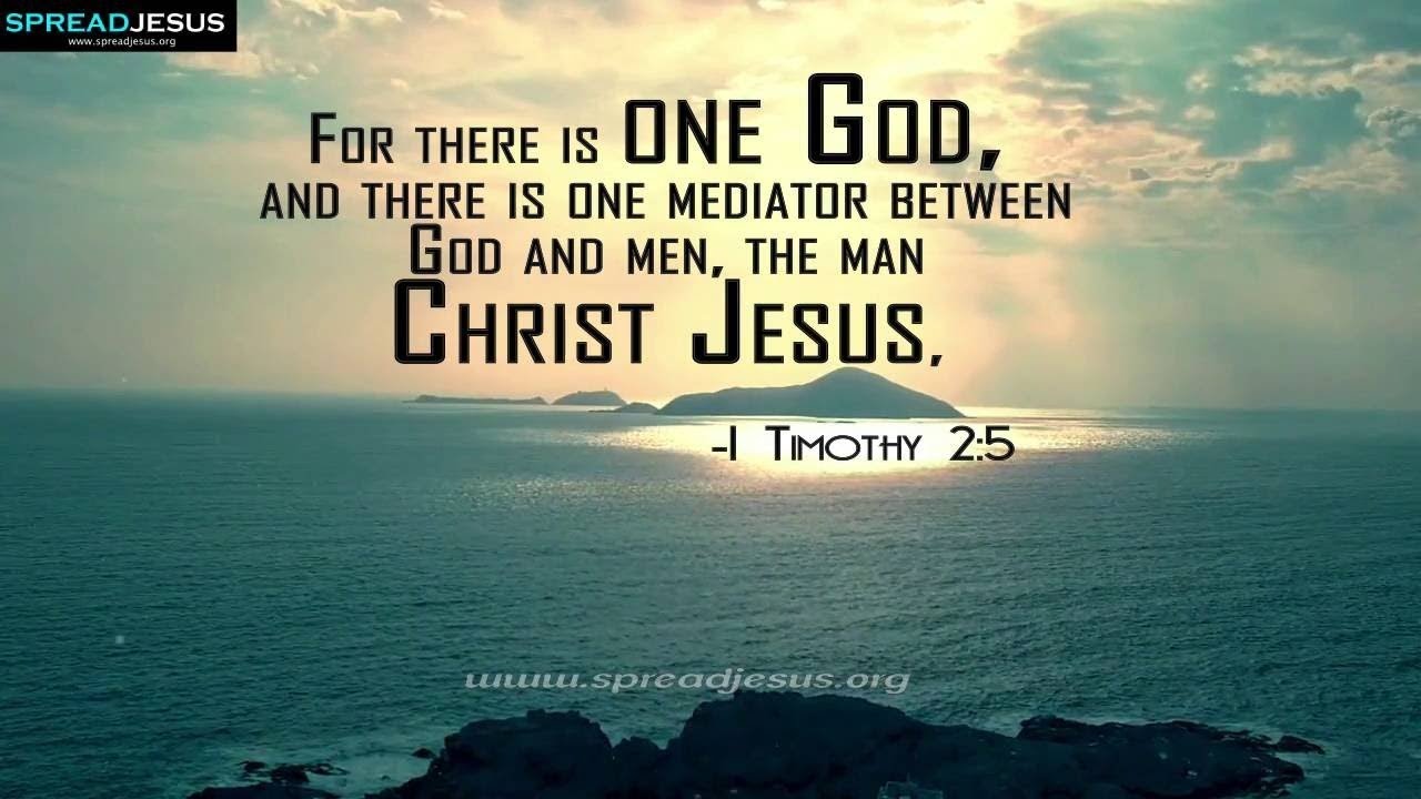 One Mediator 1 Timothy 2:5-7 - YouTube