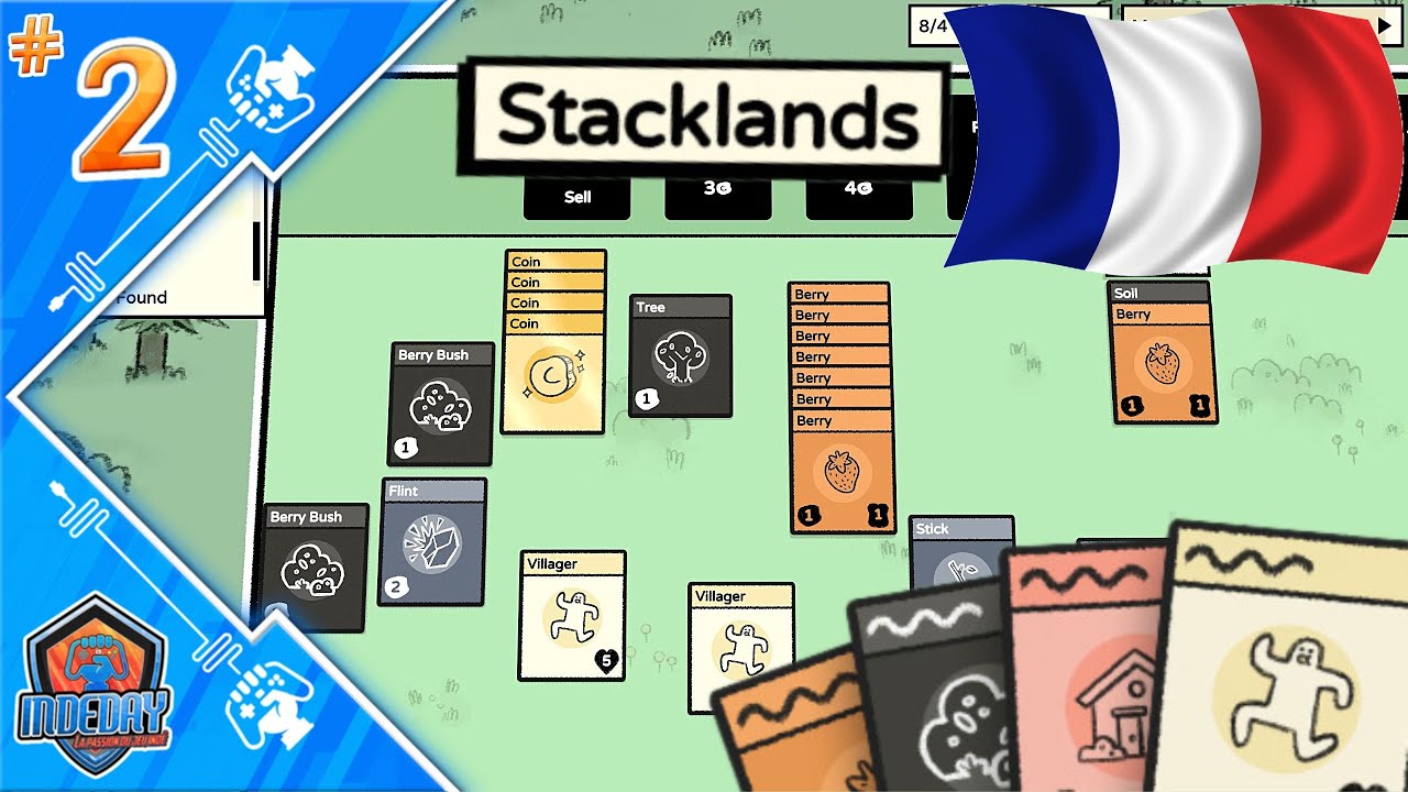 STACKLANDS #2 - LE JEU EST MAINTENANT EN FRANCAIS ON LANCE UNE RUN COMPLIQUÉE ! - YouTube