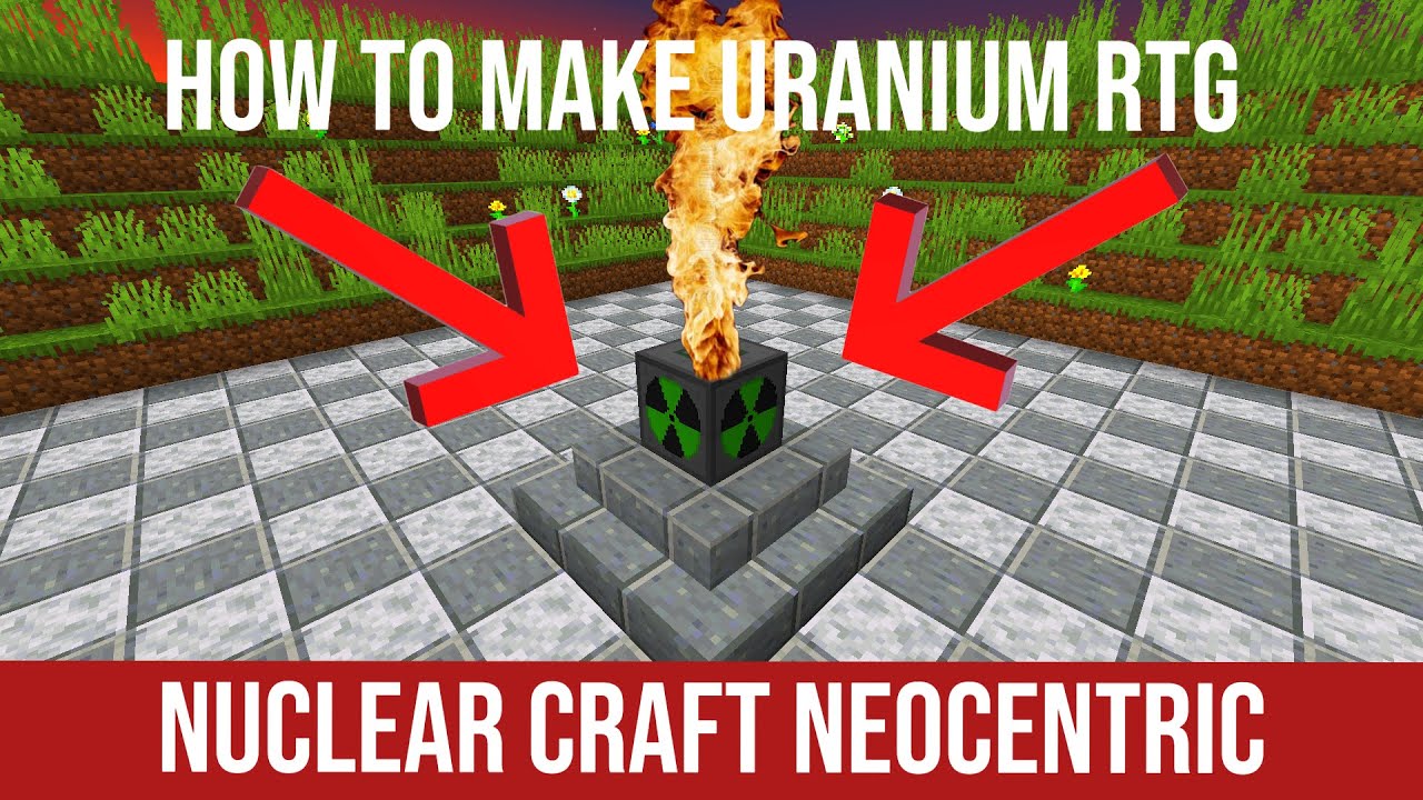 how to make a uranium rtg nuclear craft neoteric guide - YouTube