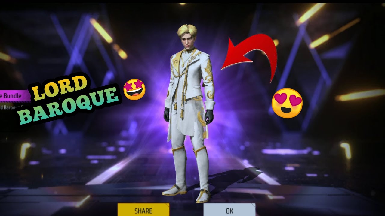 I got a rare item 🤩 LORD BAROQUE bundle 😍||oppo mobile Gamer||# ...