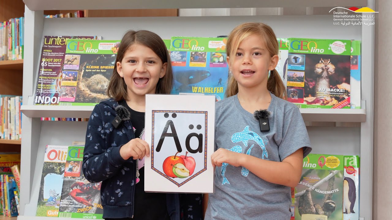 DIS-Doha - Reading German At Home In Grade 1. - YouTube