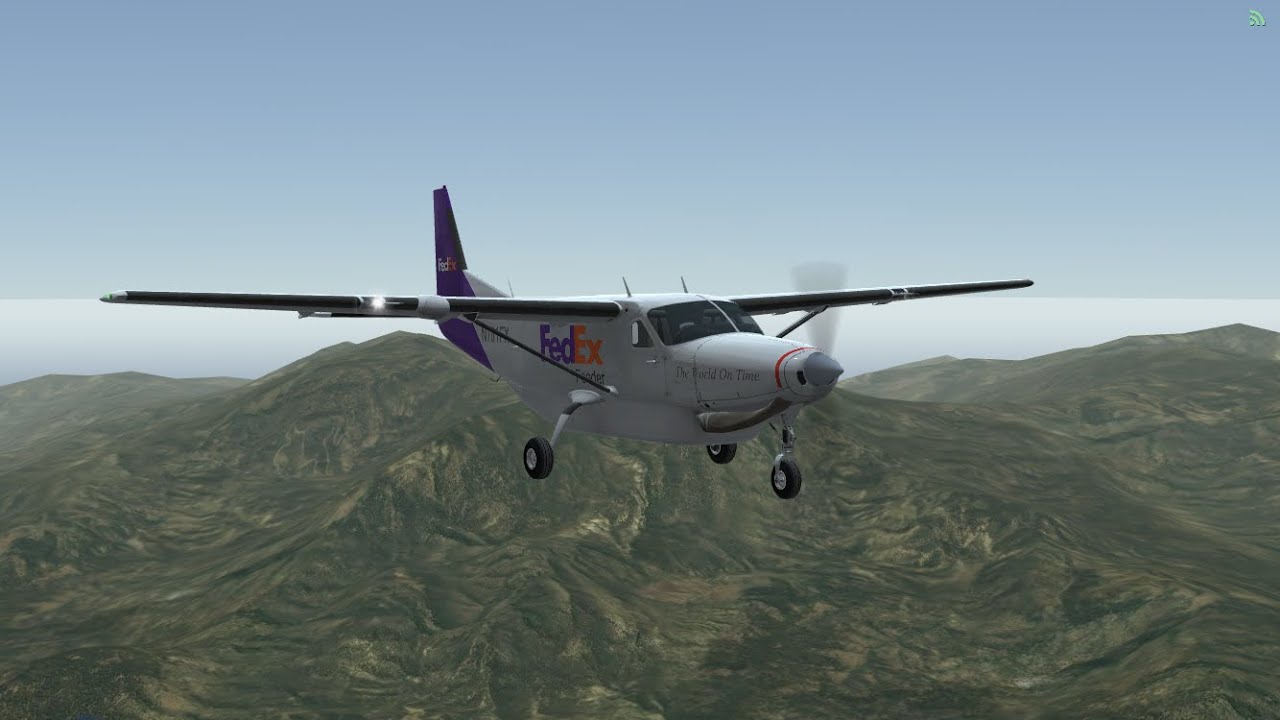 [HD] Infinite Flight Cessna 208. Multiplayer. ATC. Fedex takeoff at ...