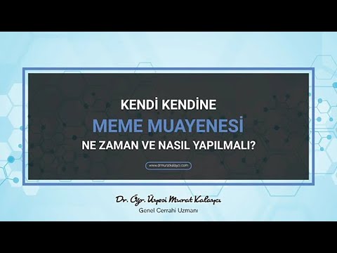 Kendi Kendine Meme Muayenesi Ne Zaman ve Nasıl Yapılmalı?