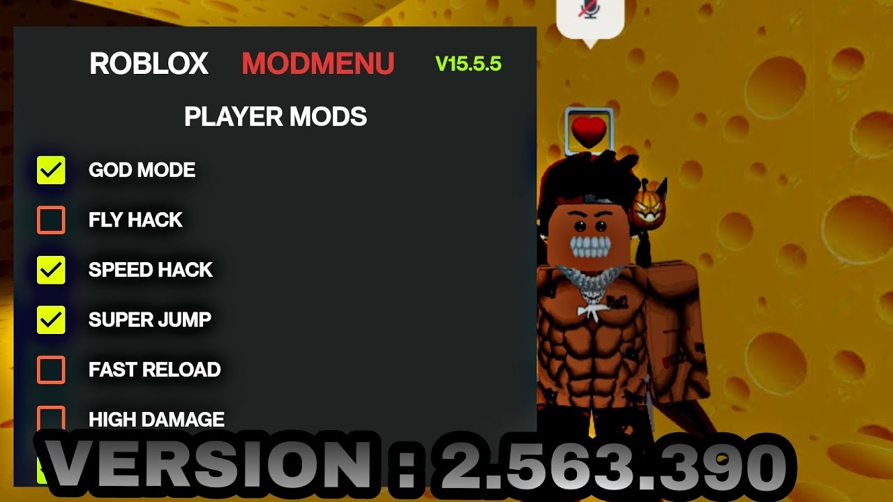 ROBLOX ||V2.563.390|| MOD MENU BY JAYIUZ [V15.5.5] - YouTube