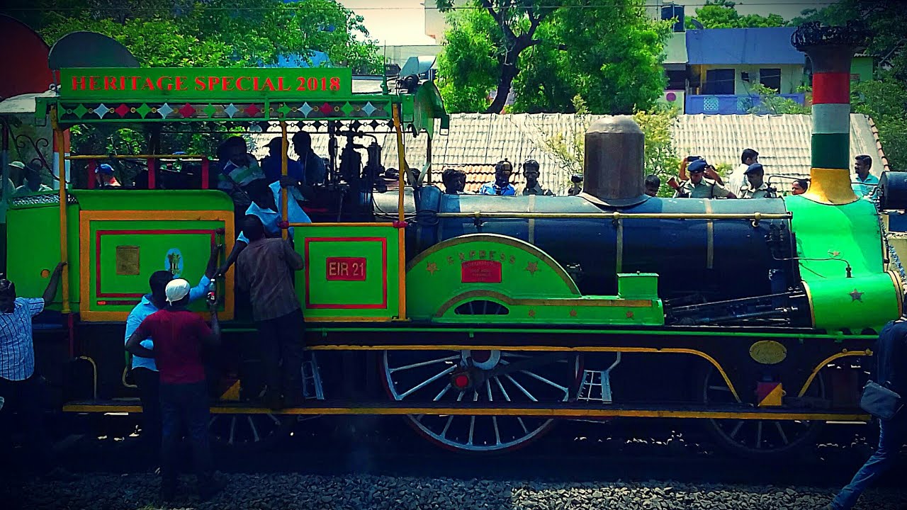 Parallel Run with The WORLD'S OLDEST Working STEAM LOCOMOTIVE! || EIR ...