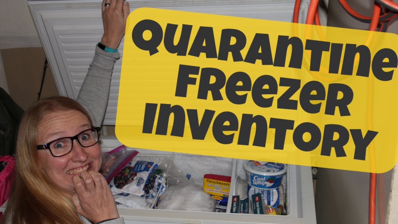 Freezer Inventory for Pandemic Quarantine Shelter in Place - California ...