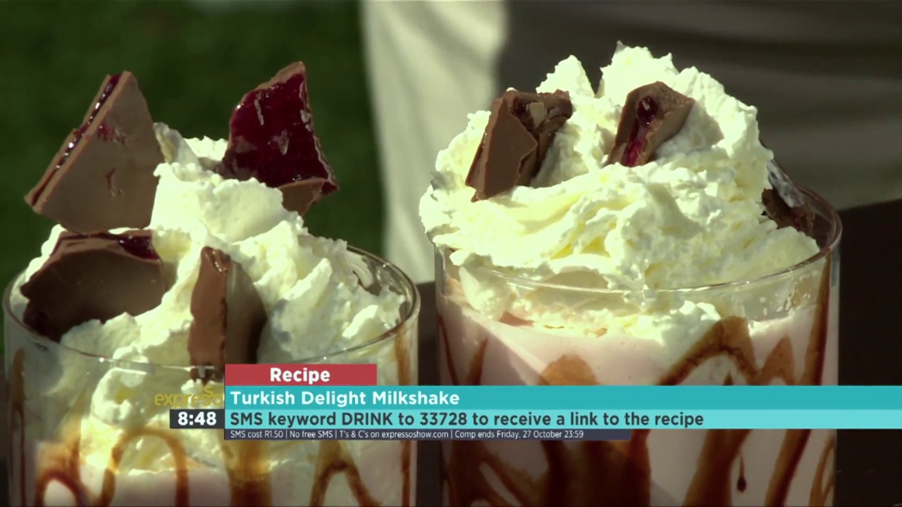 Turkish Delight Milkshake - YouTube
