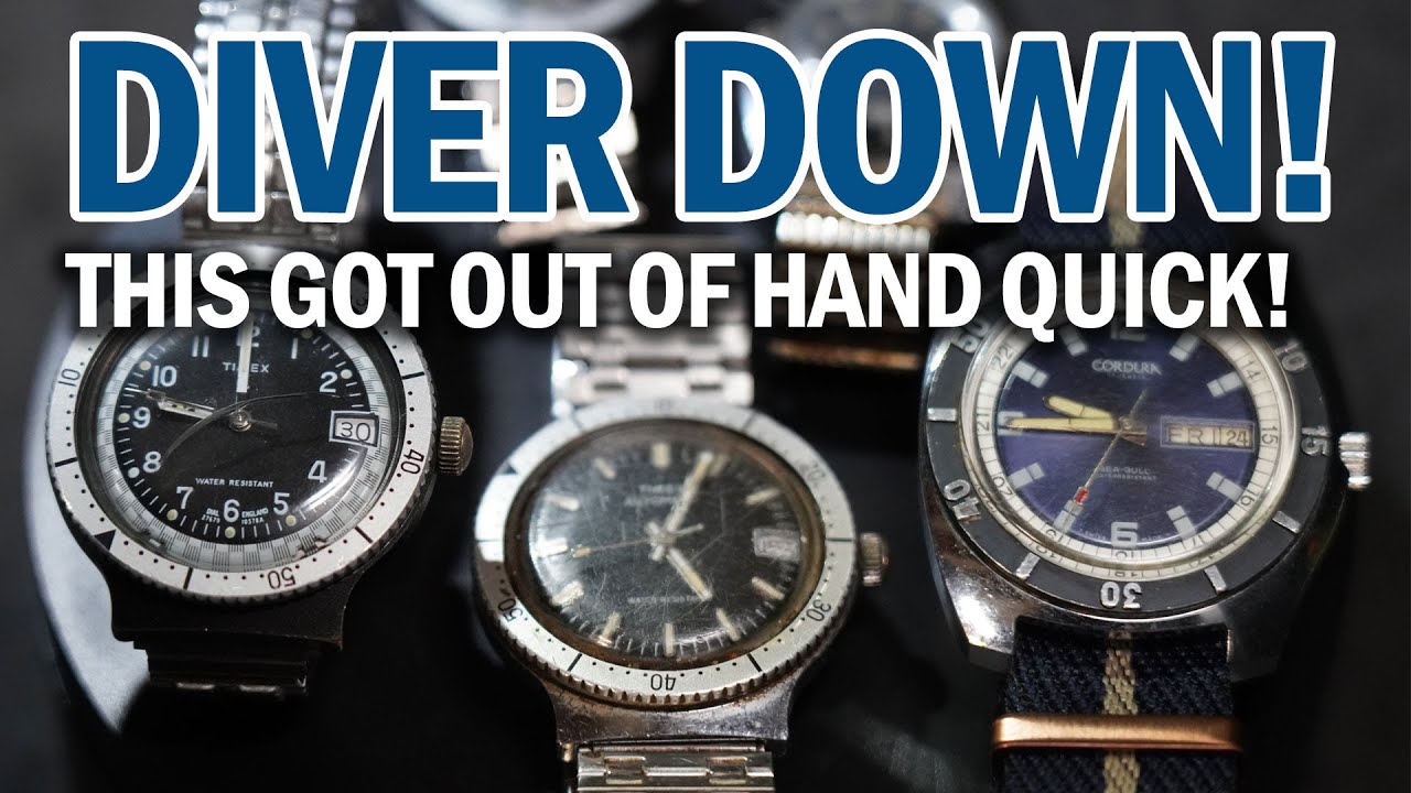 Diver Watch Collection or Obsession? My Vintage Dive Watch Collecting ...