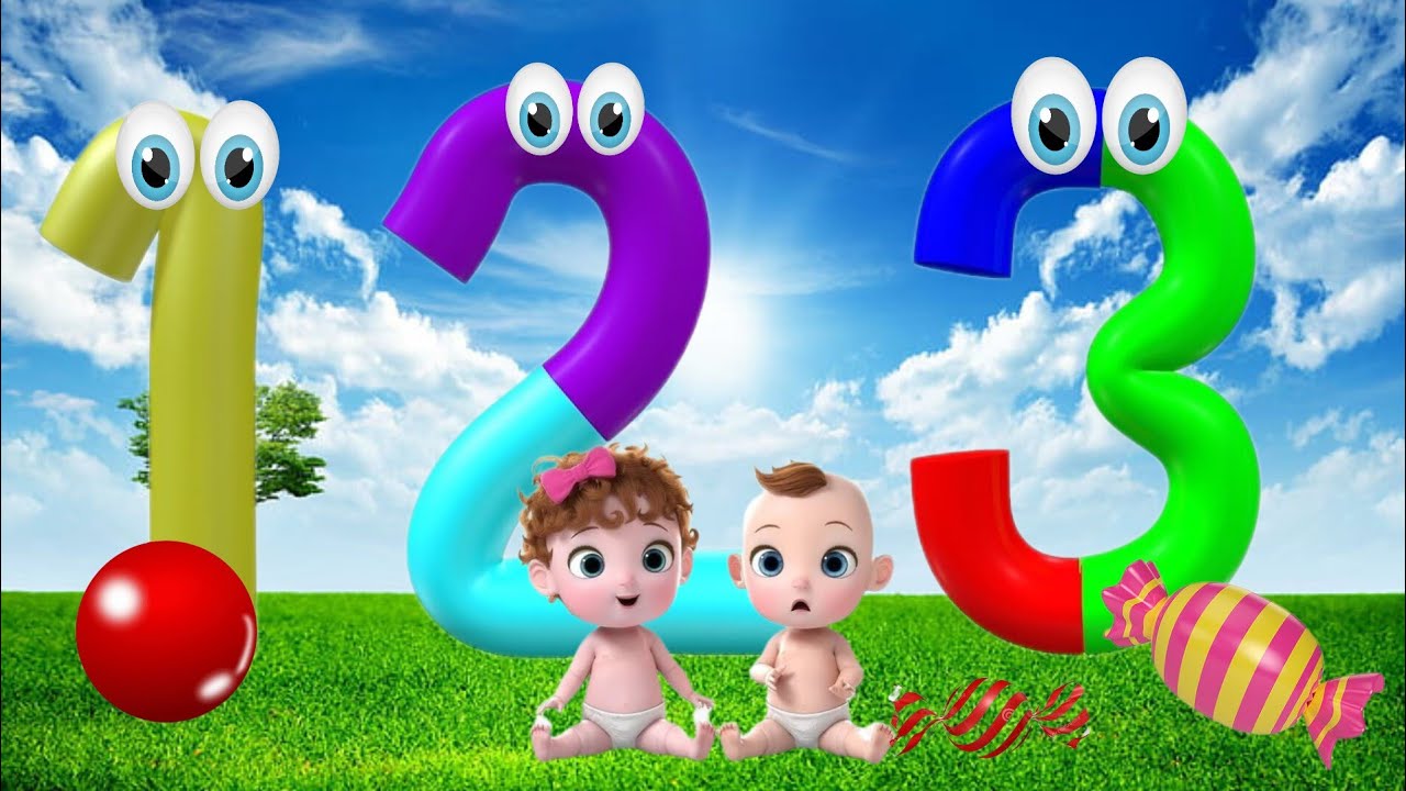 123 number, number song 123 spellings/123 counting 123456789 - YouTube