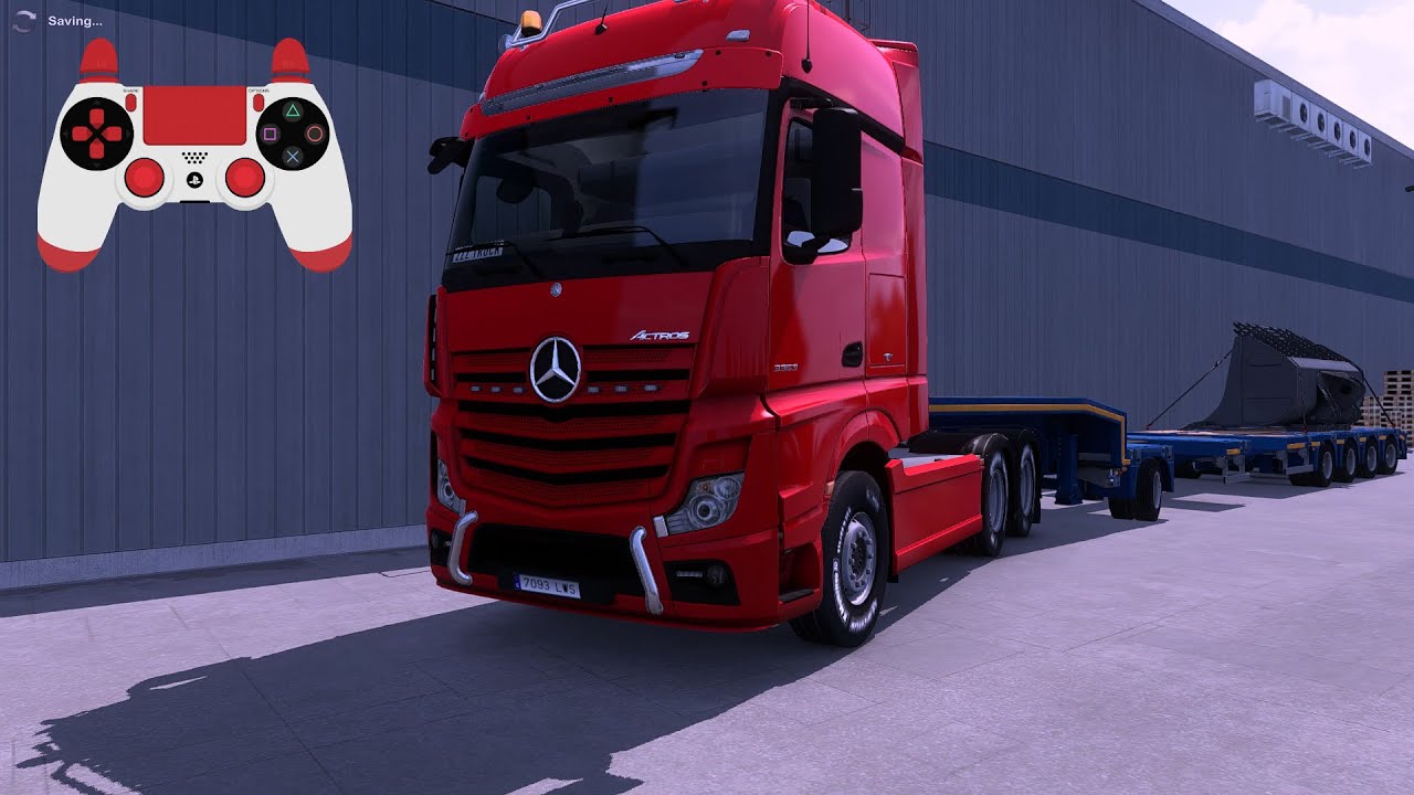 Short Haul Delivery with PS4 Controller in ETS2, World of Trucks - Euro ...