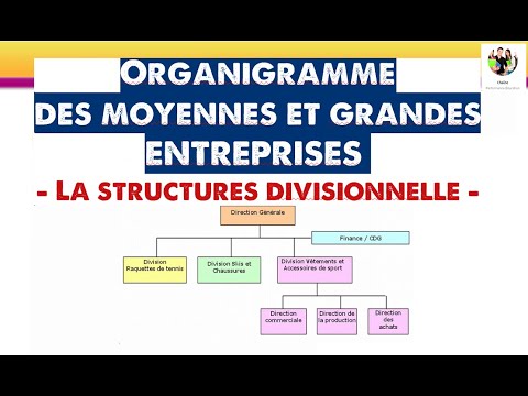 Les structures organisationnelles : Structure divisionnelle (Moyennes ...