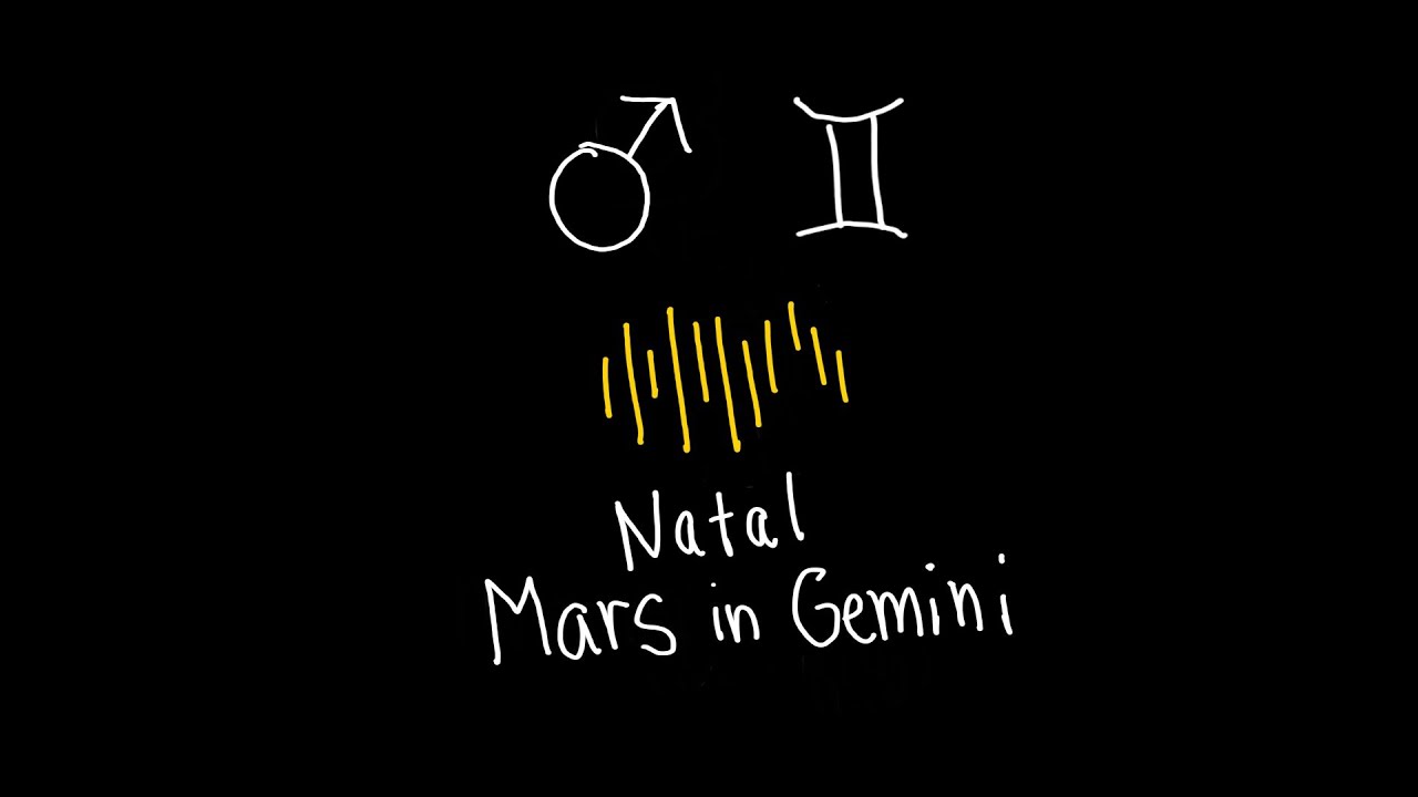 Natal Mars in Gemini (meaning/significance) - YouTube